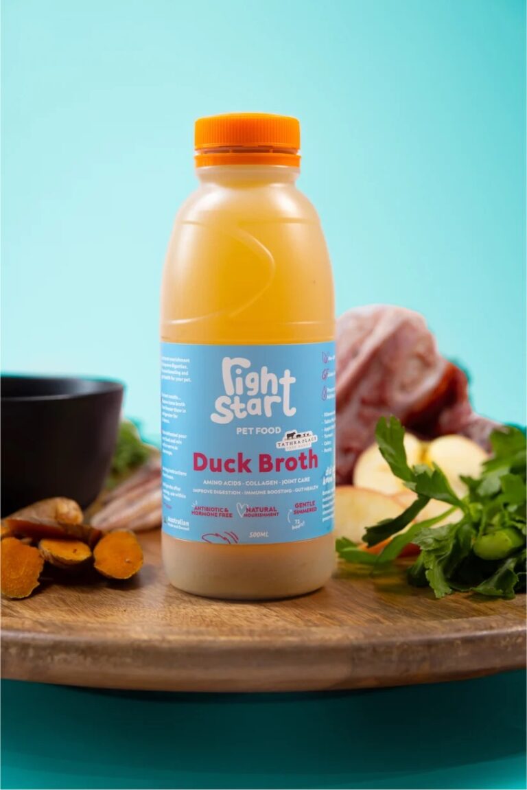 RIGHT START DUCK BONE BROTH 250ML FROZEN - Pets Warehouse Penrith